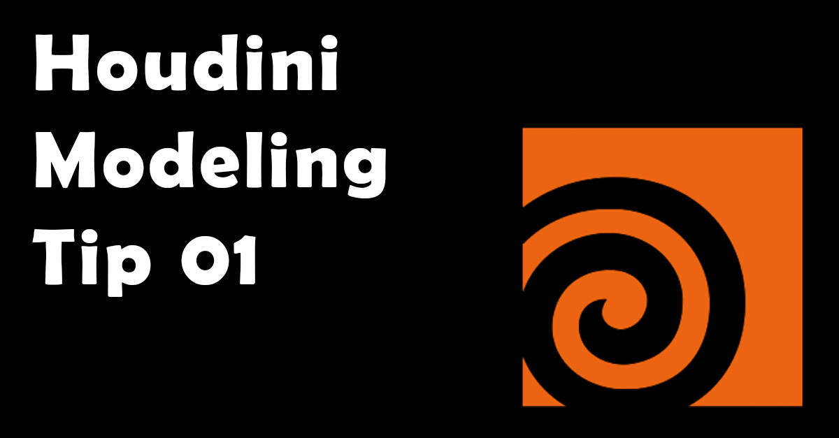 ArtStation - Houdini Modeling Tip 1: Edit Node, Transform Node and ...