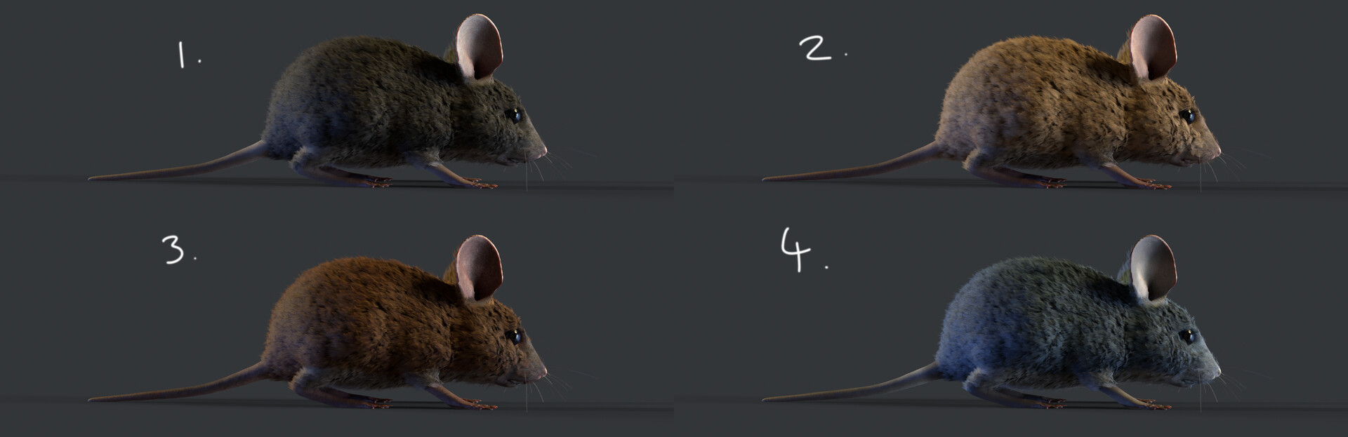 ArtStation - Mouse Color Pole