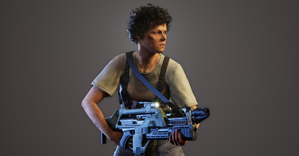 ArtStation - Ellen L. Ripley - Process
