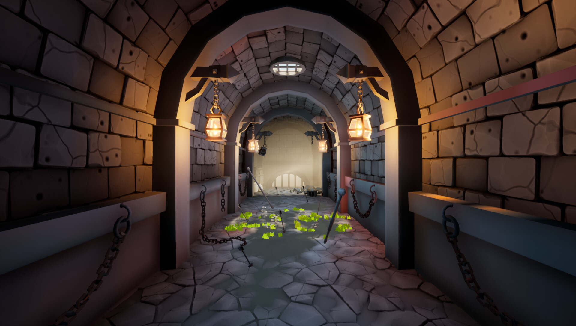 ArtStation - Dungeon Corridor - Update 2!