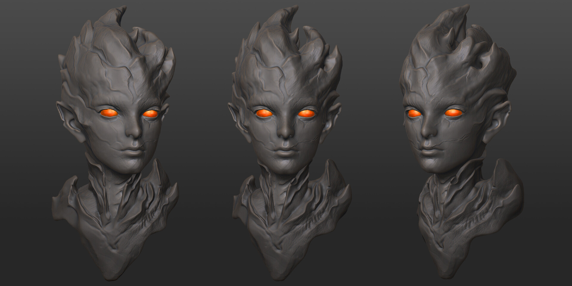 ArtStation - Lava girl speed sculpt