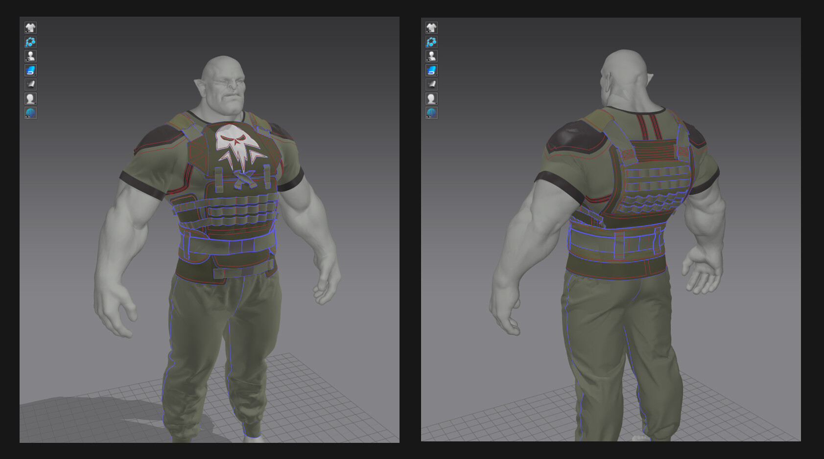 ArtStation - Military's Orc Outfit WIP
