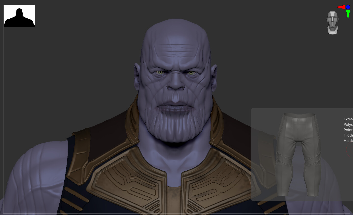 ArtStation - Thanos in progress...