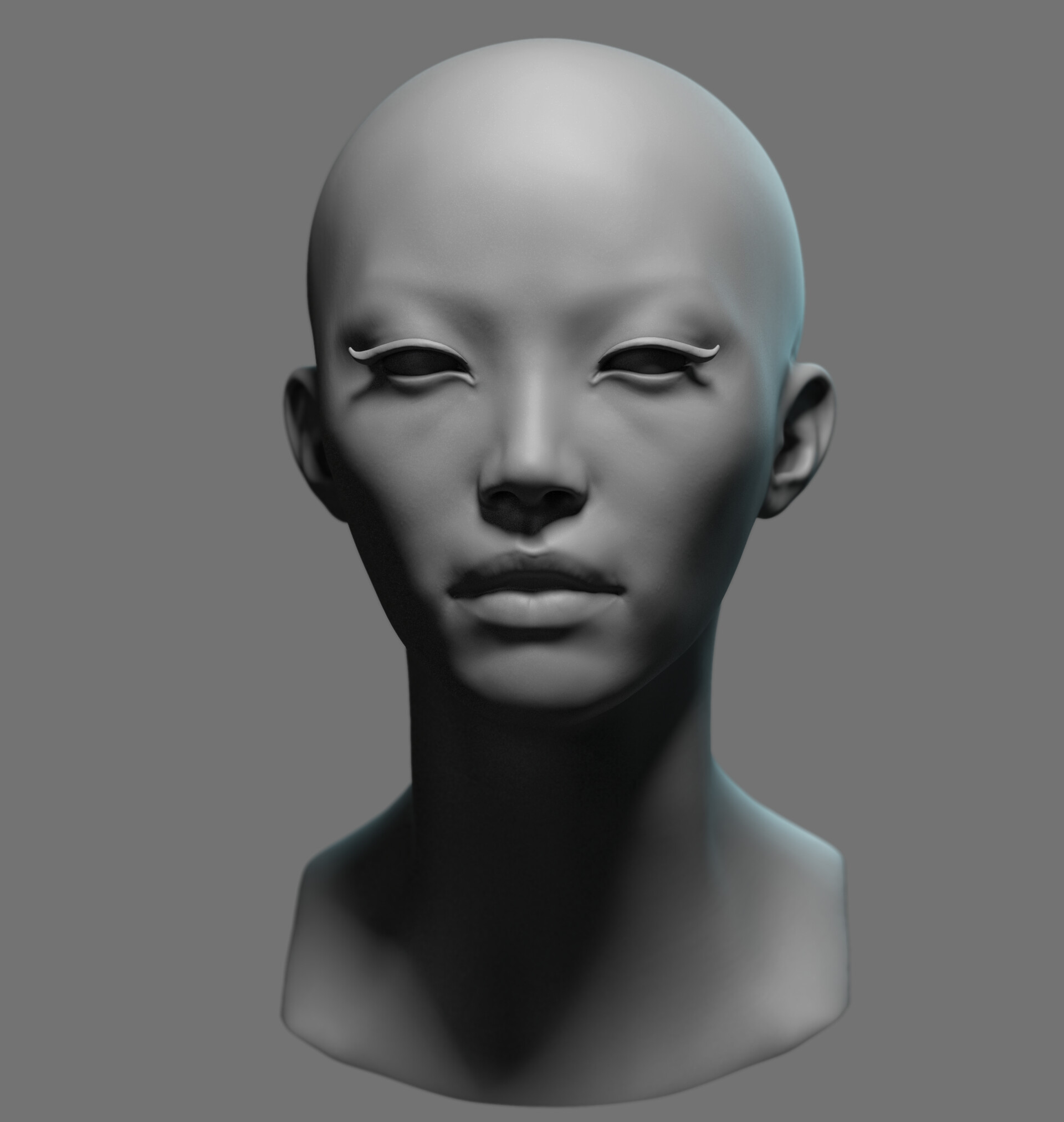 ArtStation - Female Head
