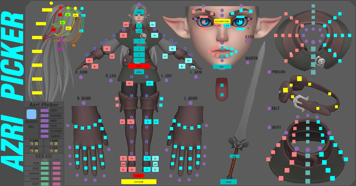 ArtStation - Azri Rig Picker