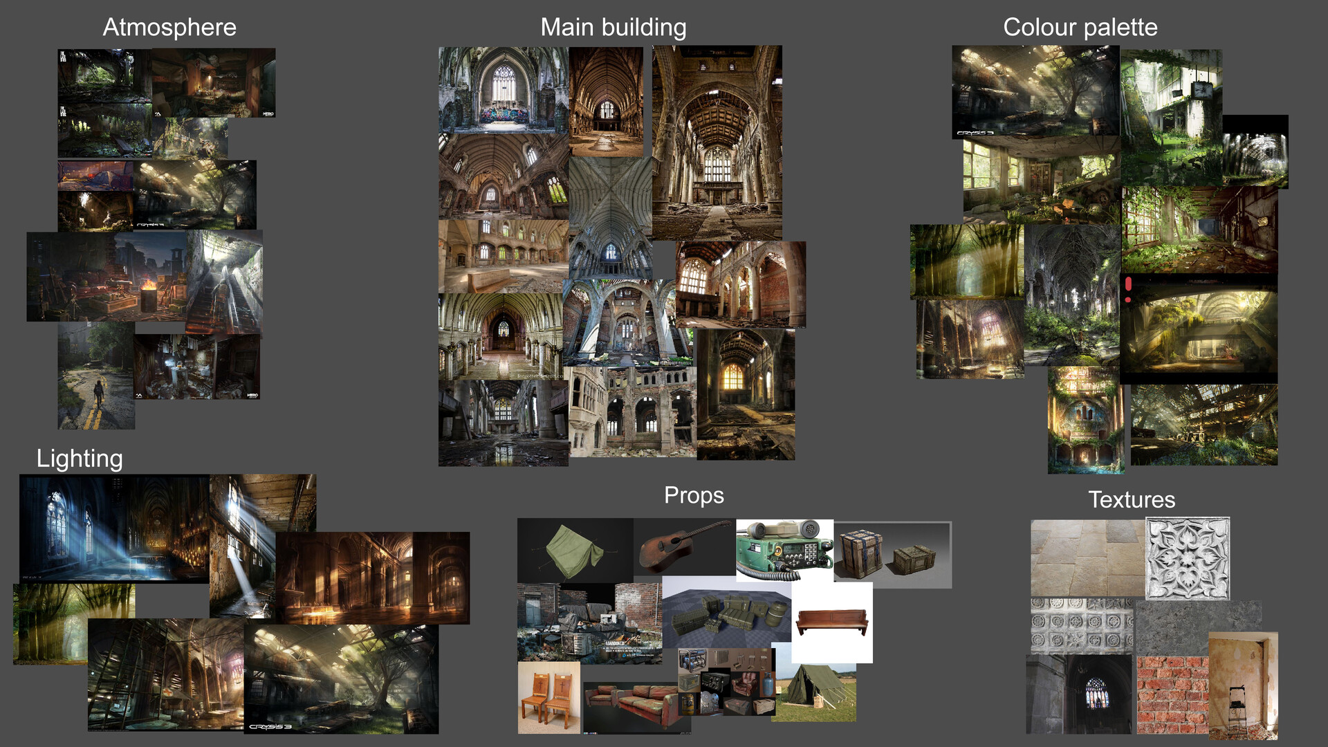 [WIP][UE4] Post-apocalyptic Church - Real-Time Environment — polycount