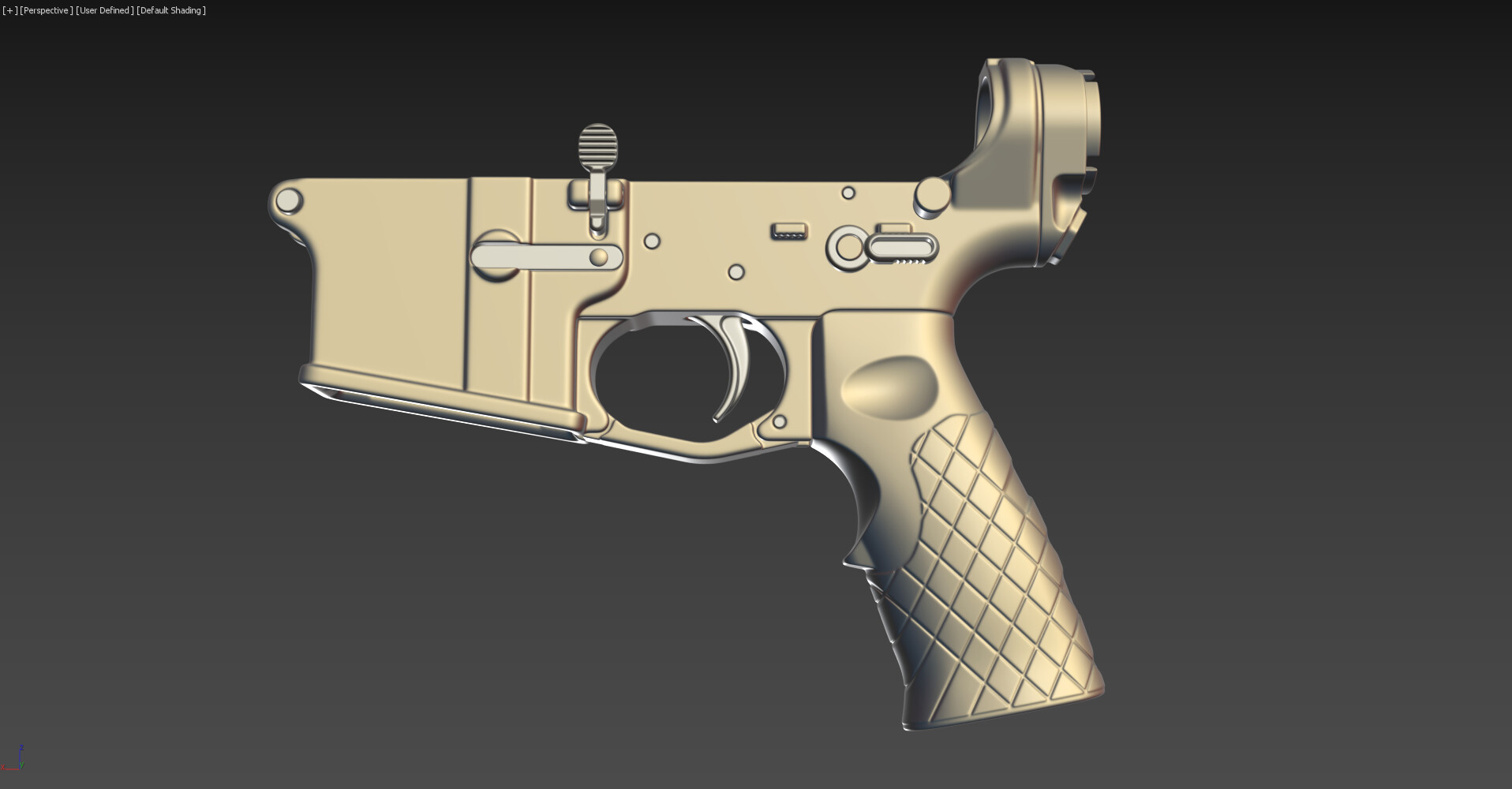 ArtStation - Custom AR - Rifle - HP Attachments 5