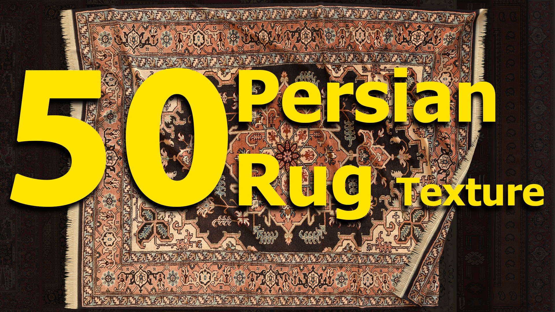 ArtStation - 50 Persian Rug - PBR texture set