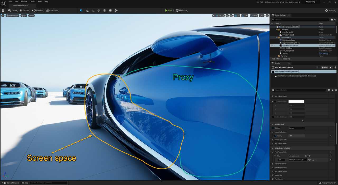 Ronan Mahon - Testing Lumen vs Raytraced scenes in Unreal 5