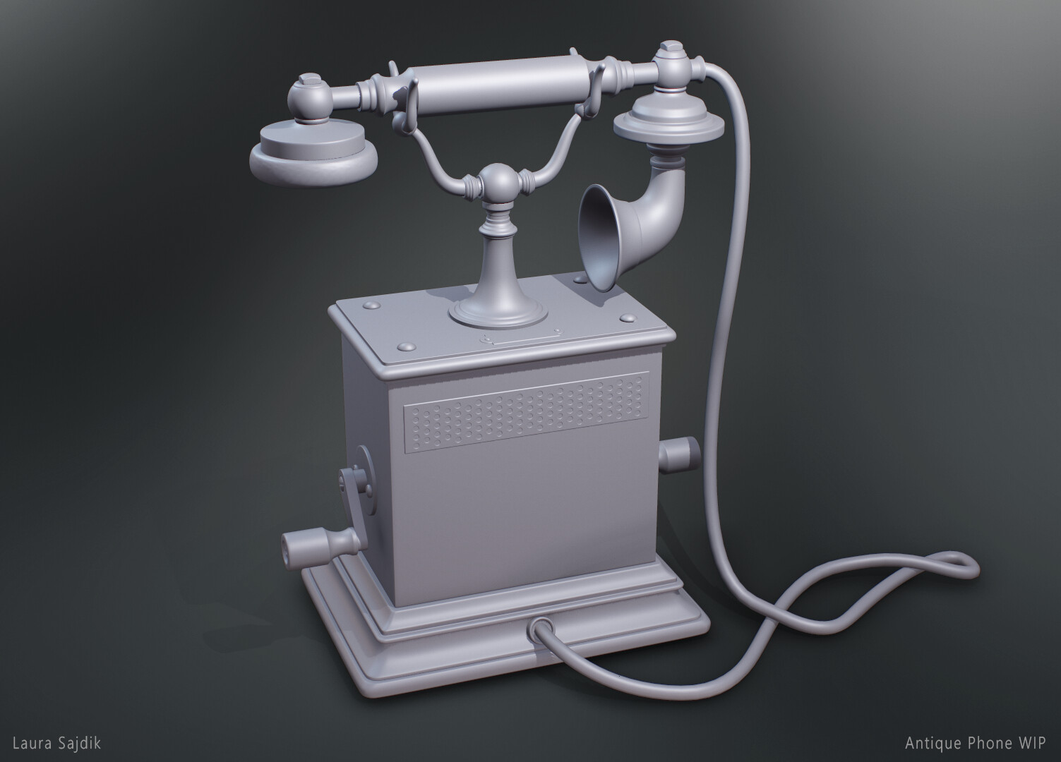 ArtStation - Antique Phone