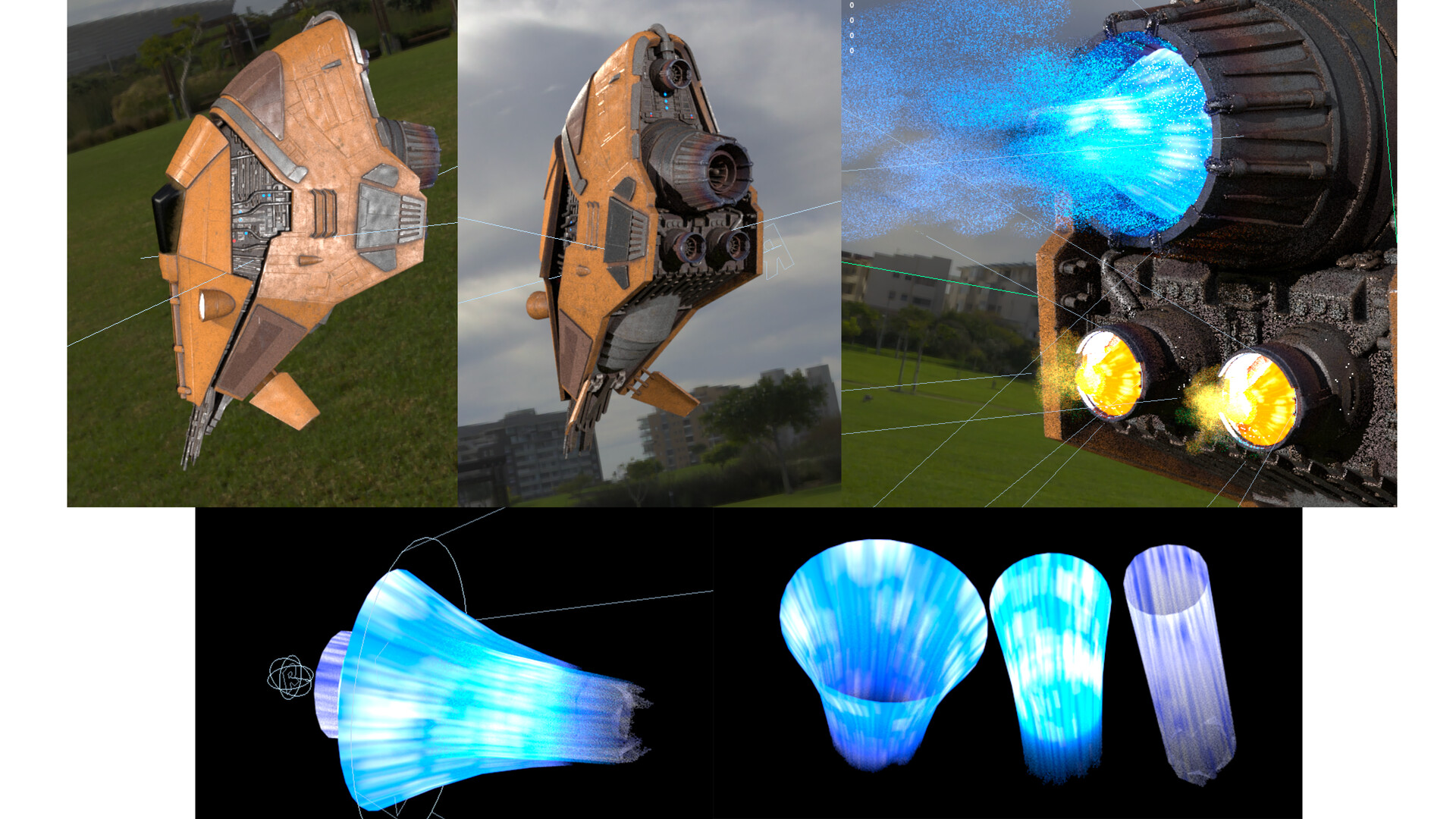 ArtStation - Sci-Fi high-poly ship