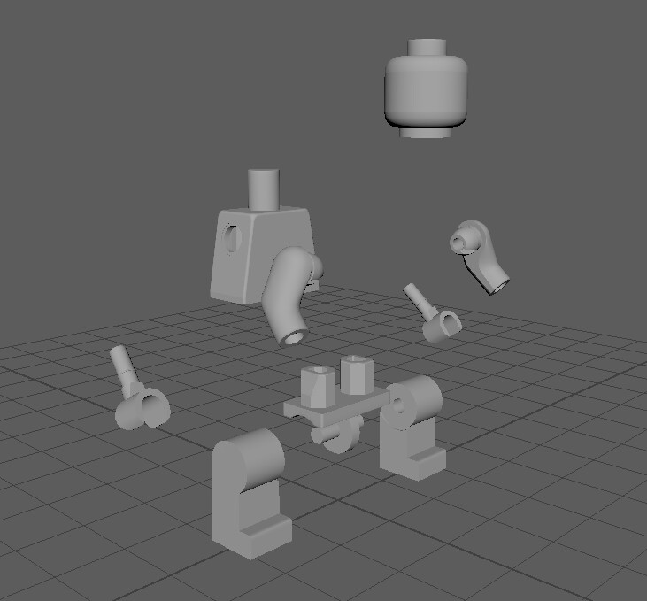 Timothée Maron - Lookdev Study | Lego Minifigure - Part 04 UV and Texturing