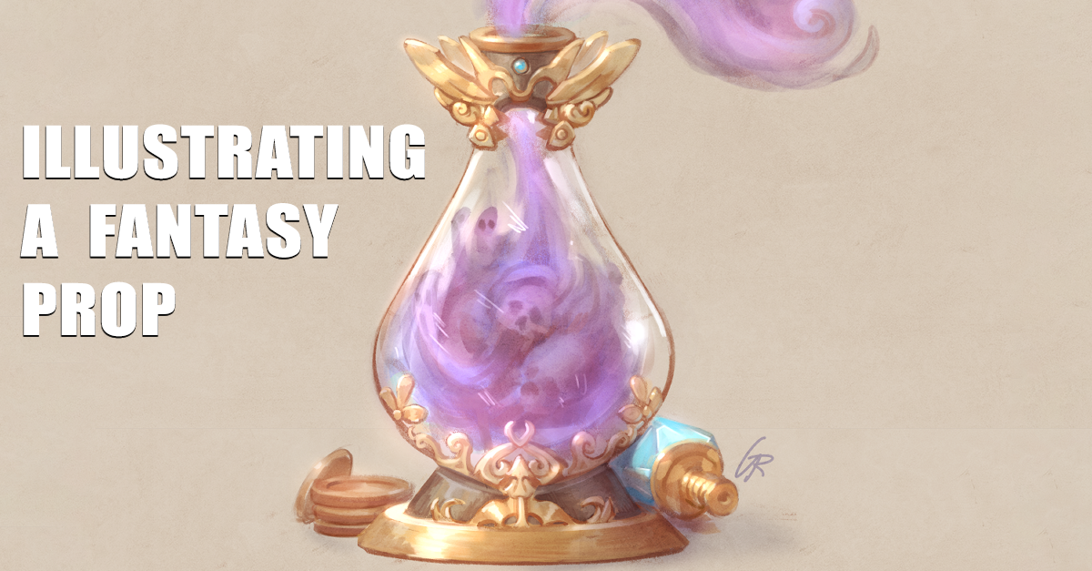 ArtStation - Illustrating fantasy props on the fly