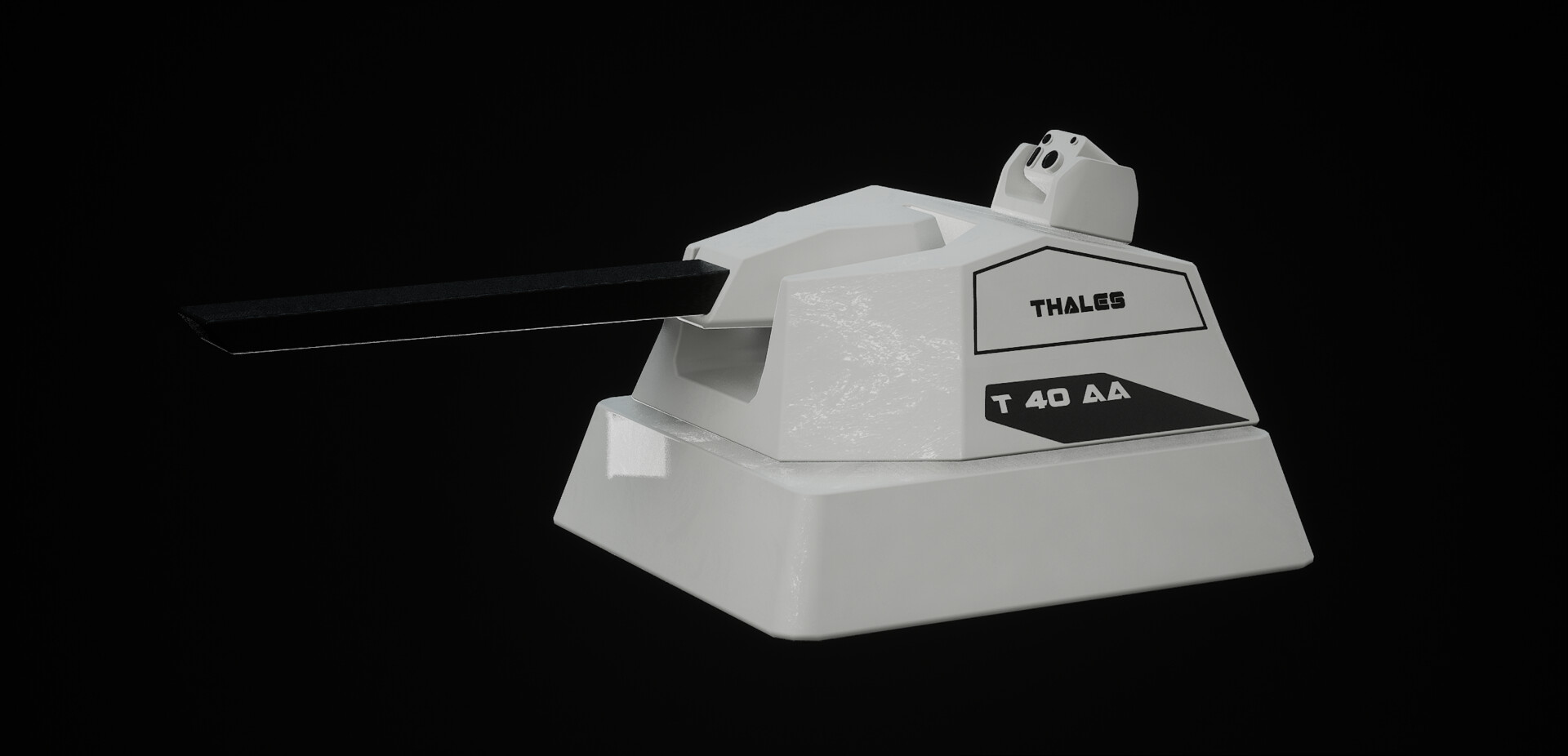 ArtStation - Quick art study of a stealth turret