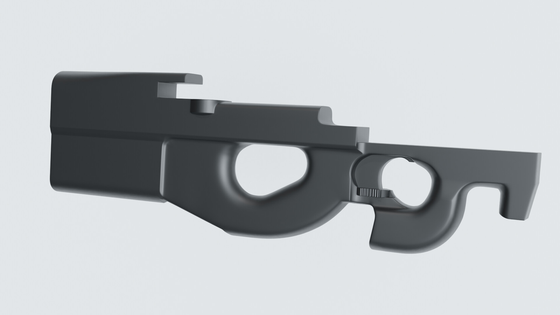 how does a fn p90 work