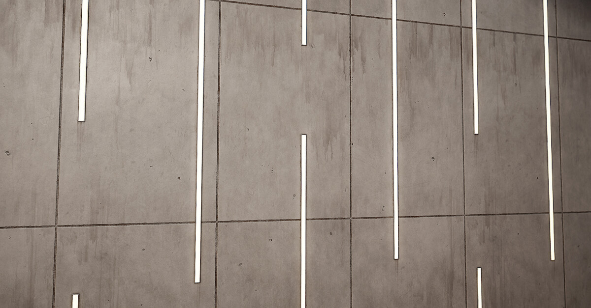 ArtStation - Interior Design - Lighted Concrete Wall | Breakdown