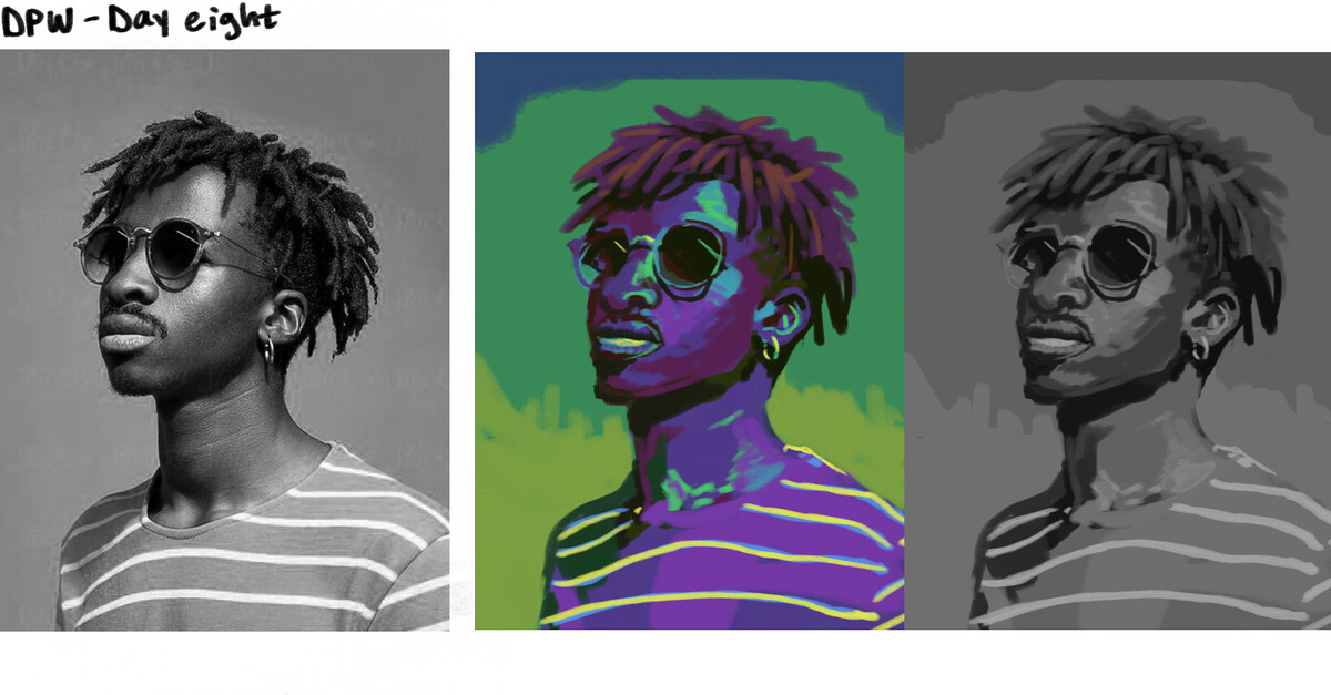 ArtStation - Digital Painting Workout (Wouter Tulp) -Schoolism Week Two