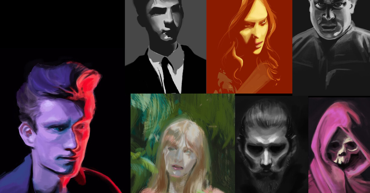 ArtStation - Digital Painting Workout (Wouter Tulp) -Schoolism Week Three