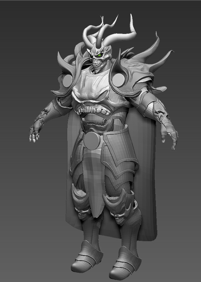 ArtStation - Death Knight - Blockout