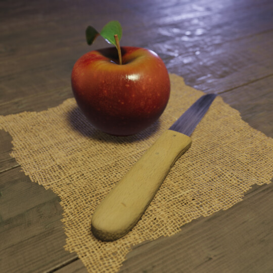 ArtStation - 3D Apple Scene WIP