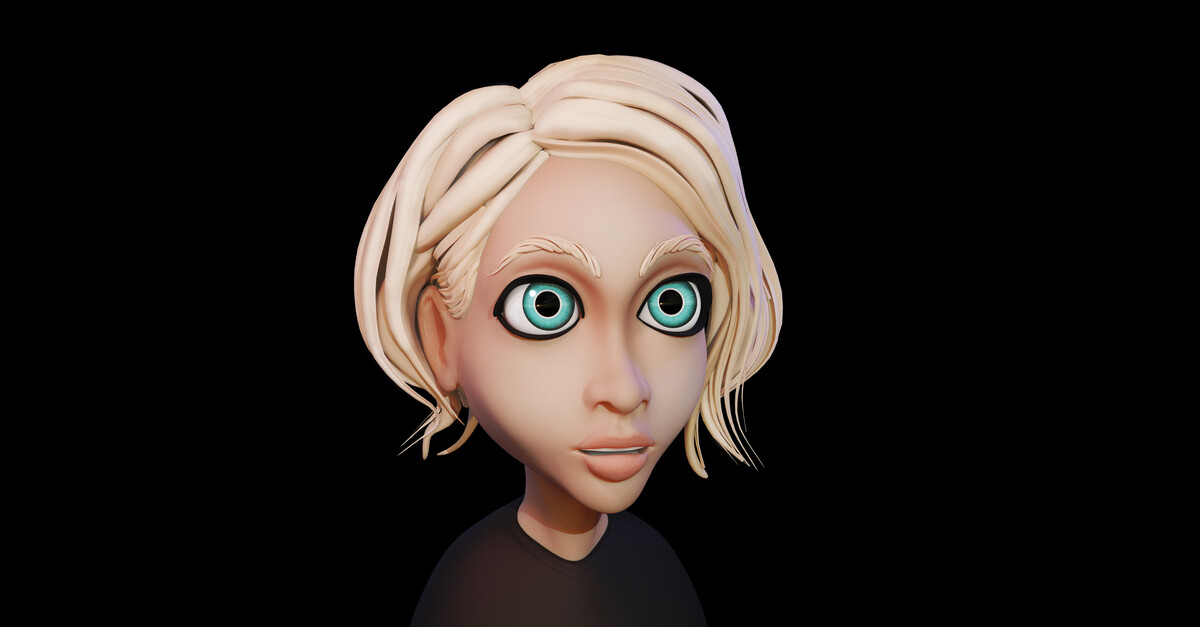 ArtStation - Sketchbook: Stylized Girl