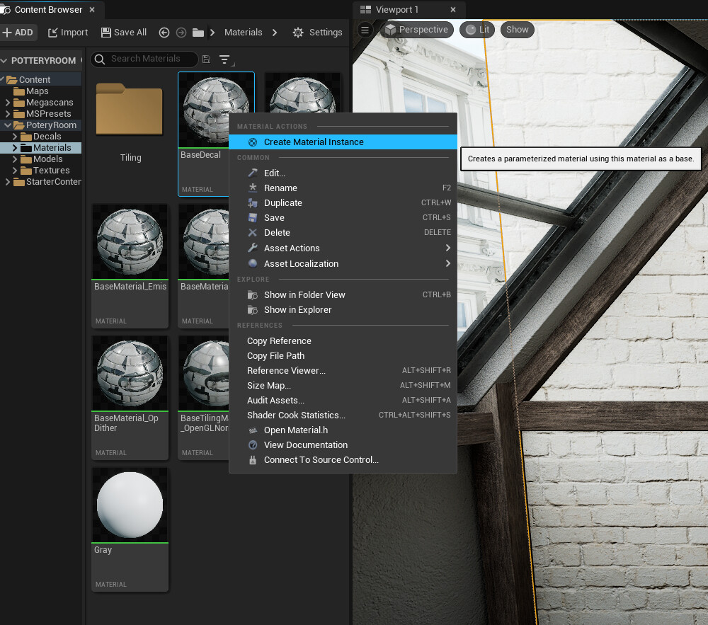 Clement Kirton - Unreal Engine 5/4 adding Decals