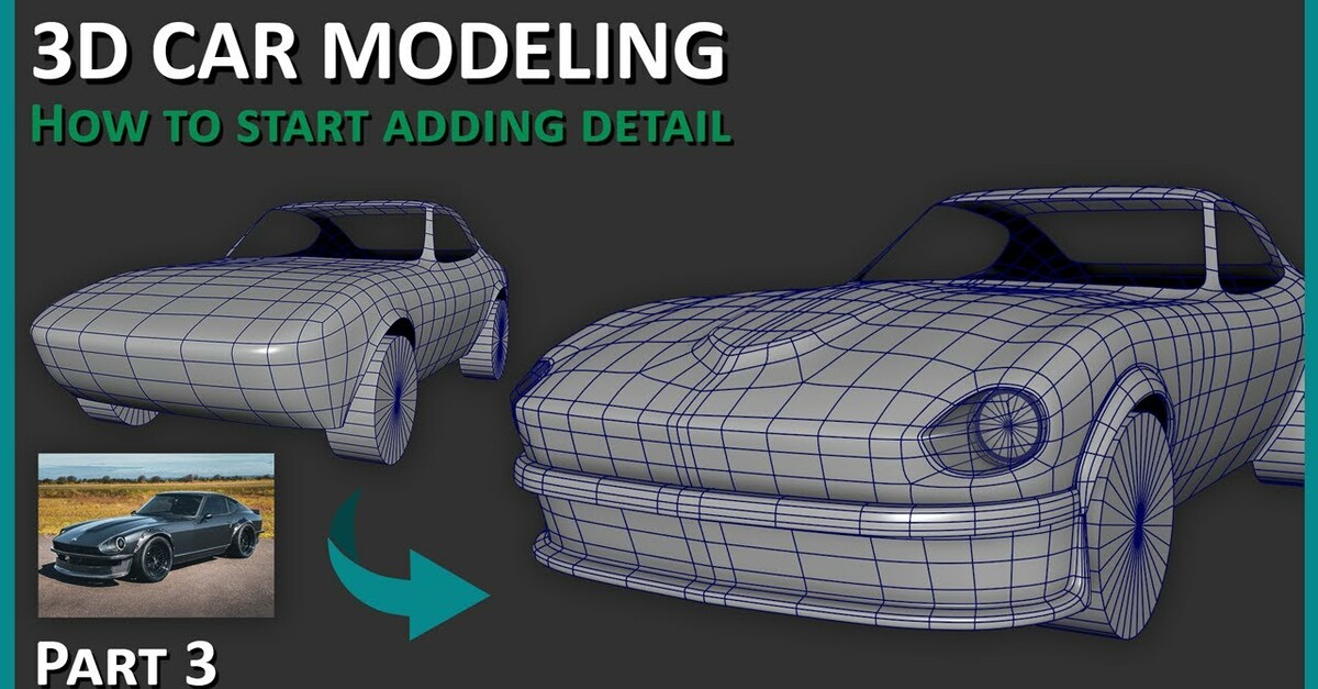 ArtStation - 3D Car Modeling - How to Add Details
