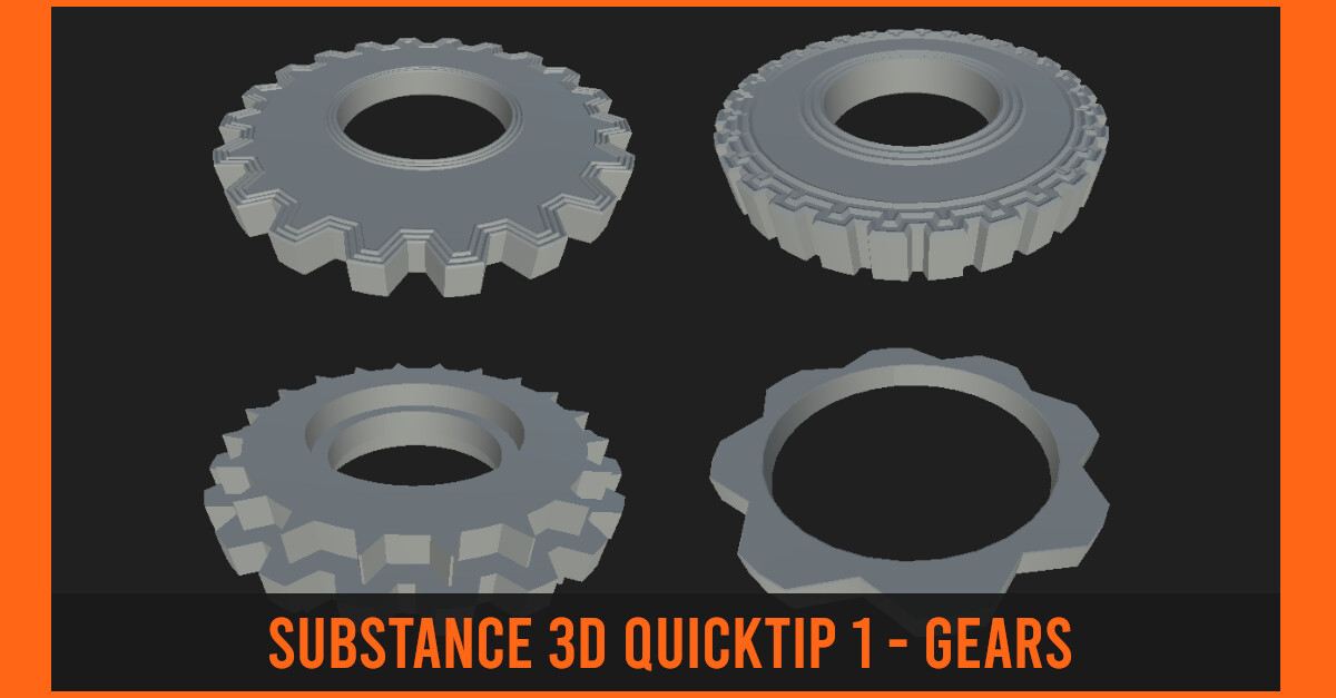 Martin Schmitter - Substance 3D Designer Beginner Quicktip 1 (Basic Gear)