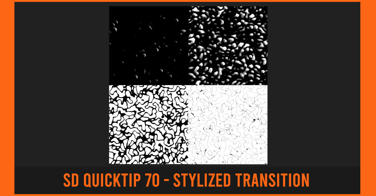 ArtStation - Substance Designer Beginner Quick Tip 70 (Stylized Transition)