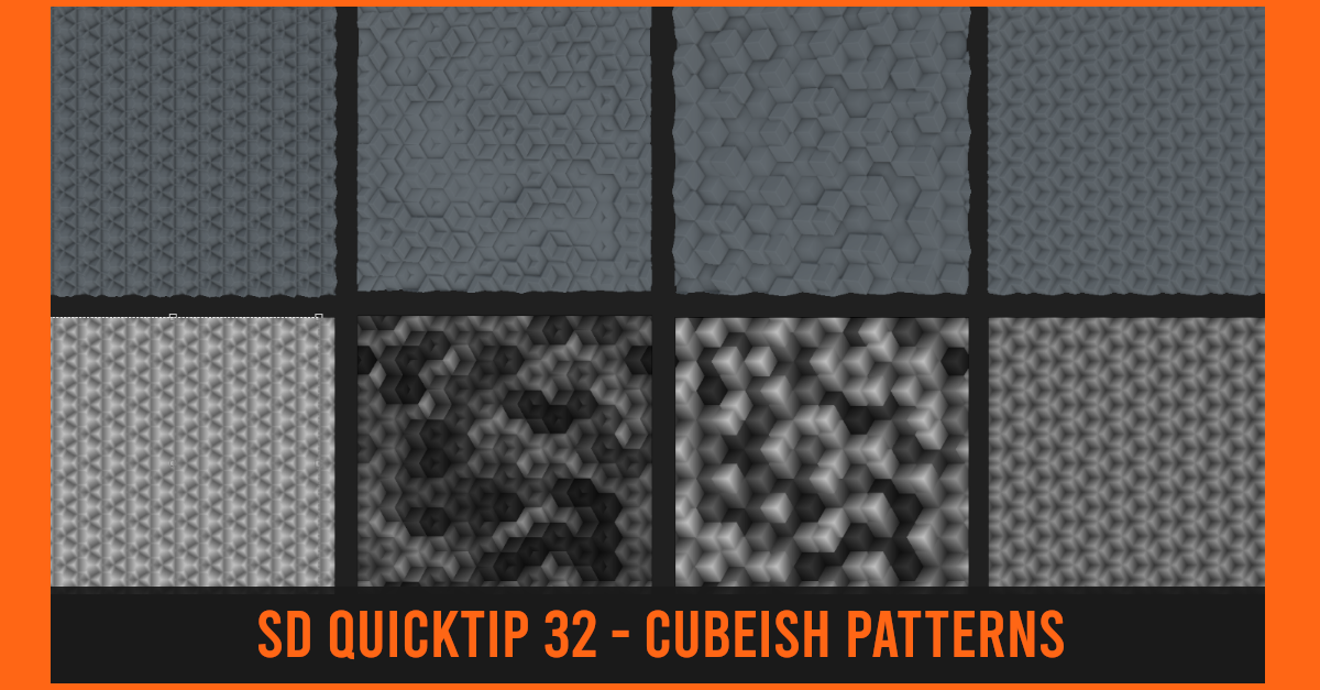 ArtStation - Substance Designer Beginner Quick Tip 32 (Cubeish Patterns)