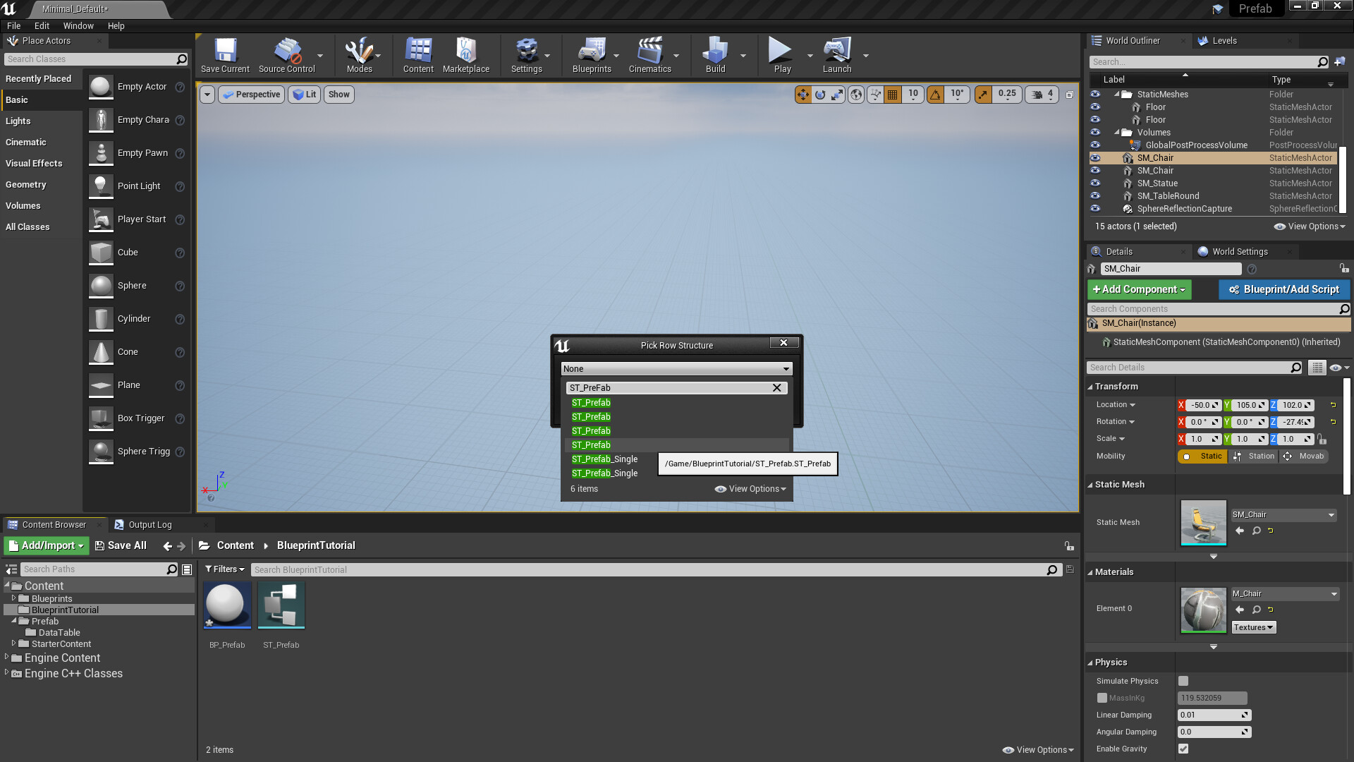 Hyundo Yoo Blueprint Tutorial Create Data Driven Prefabs Script On