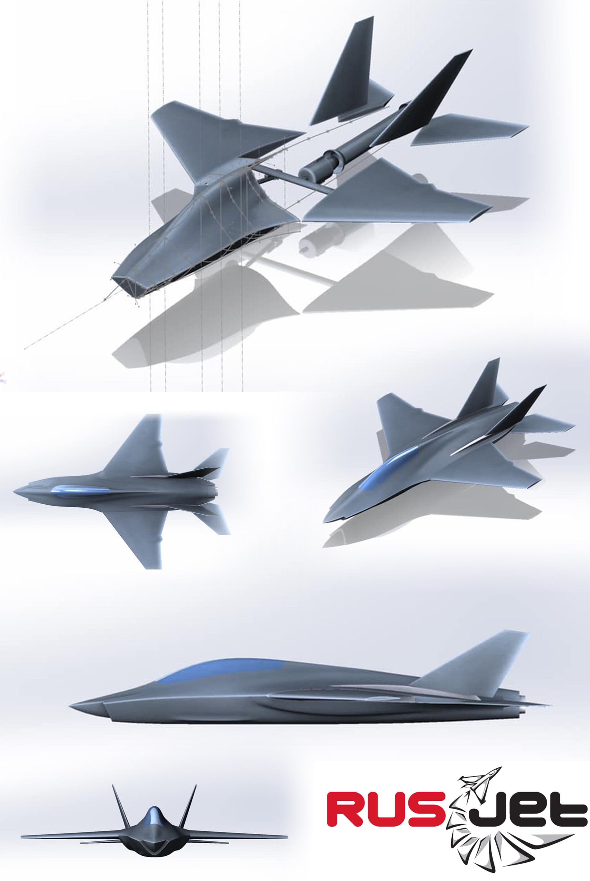 RenderDock - RusJet Team builds MiG-41