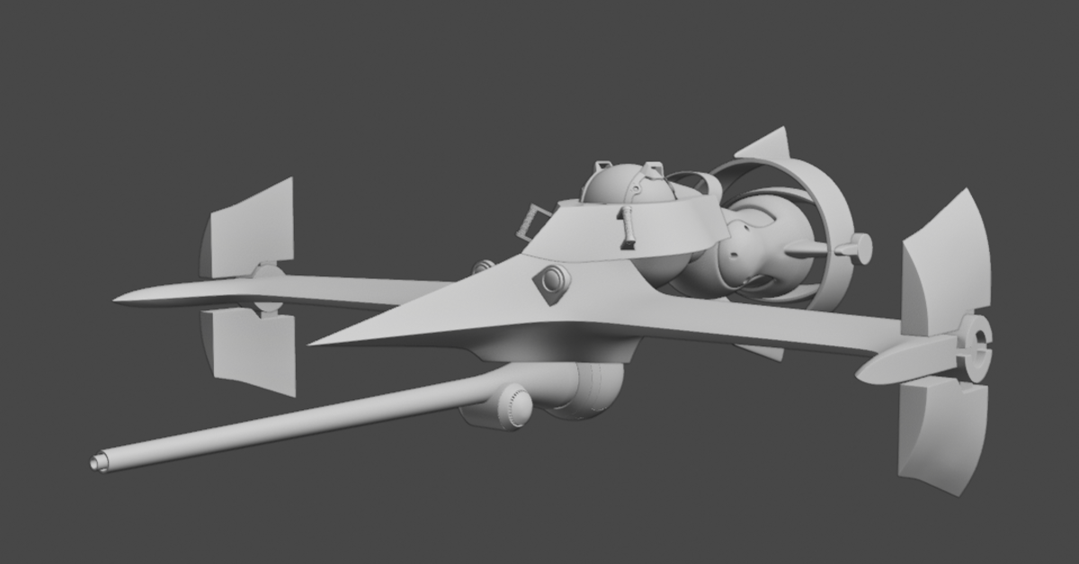 ArtStation - WIP: Swordfish II (Cowboy Bebop) 2