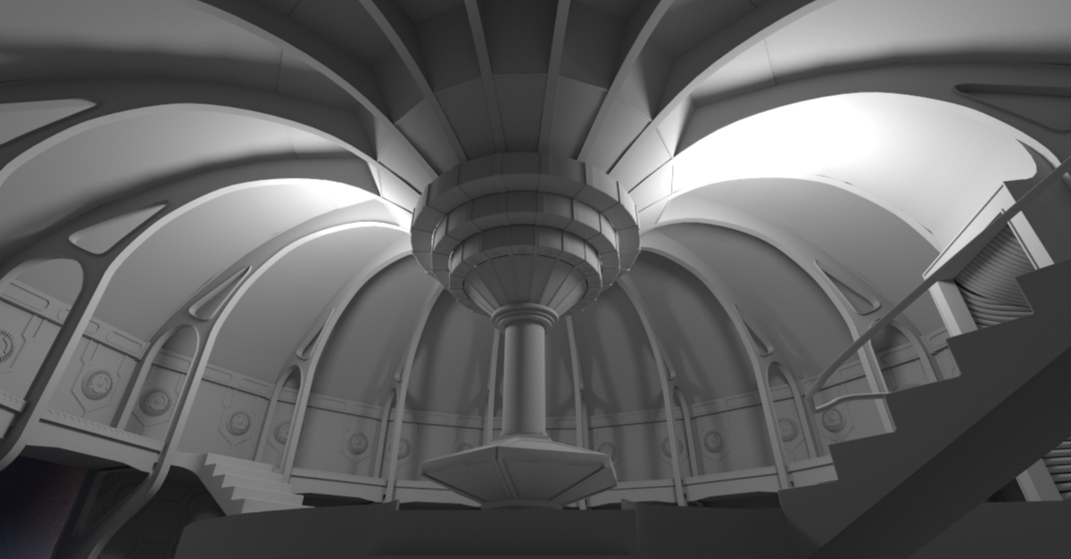 ArtStation - Finalising the TARDIS Interior Structure