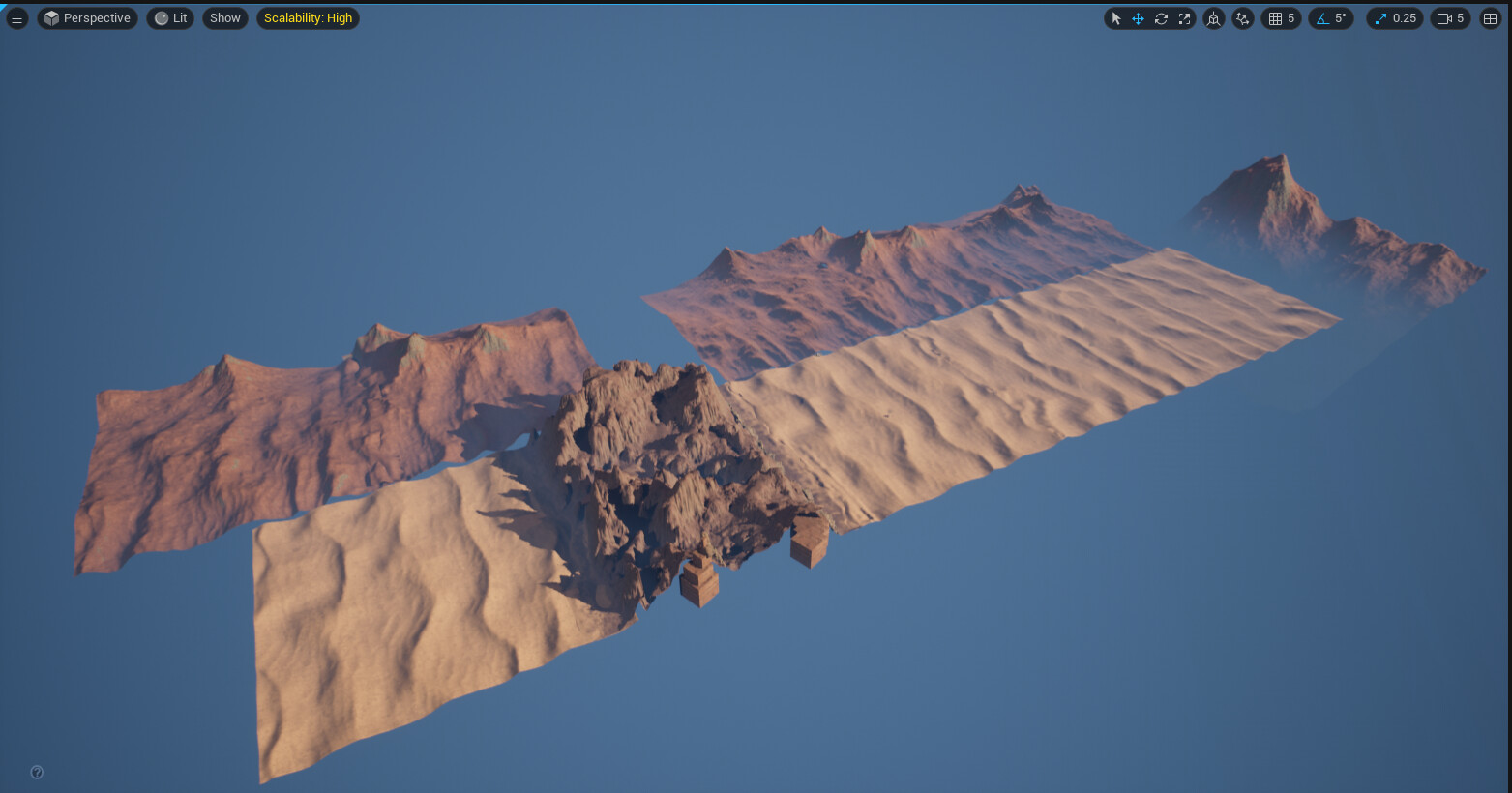 Yusri Ghouse - How I created landscapes in Gaea for my Unreal Engine 5 animation sequence: For ...