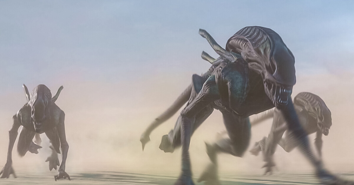 ArtStation - Xeno Soldiers - Run Attack Animation