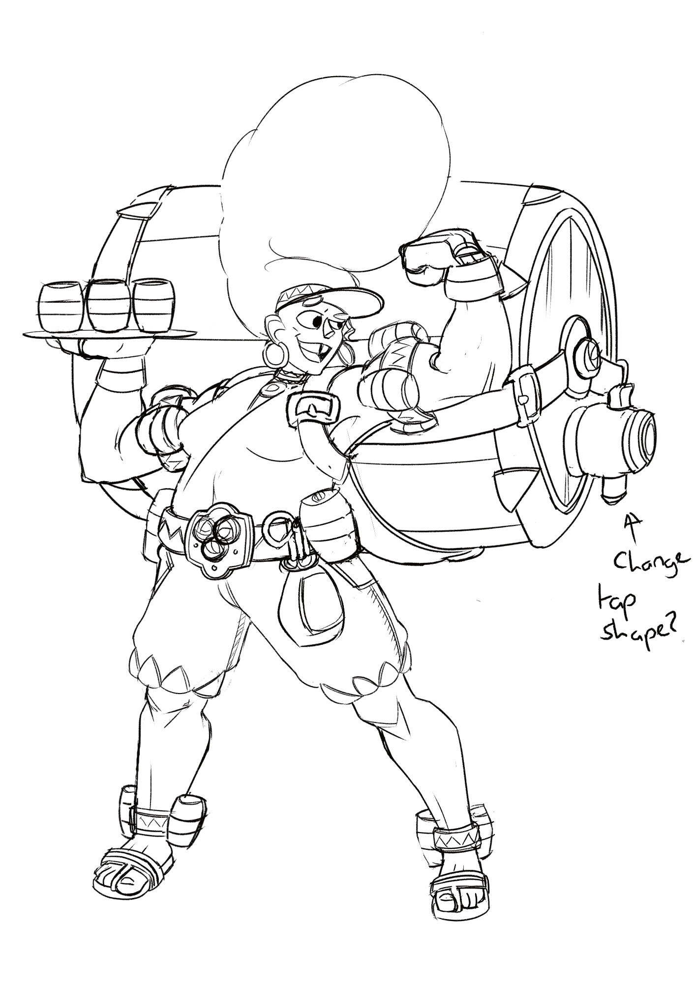 Thomas Jordan Wanless - Astrid the Barrel: Tekken OC Character - Breakdown