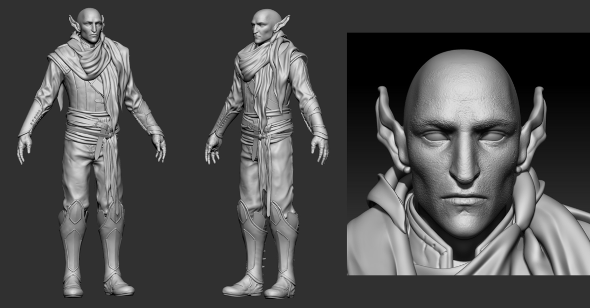 ArtStation - Update #3 - High Poly Finesse/Retopo and into Texturing!!