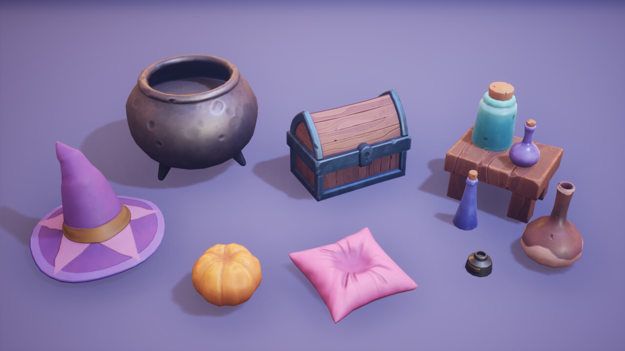 Eleanore Falck - Witch's Room Diorama #10 | Small Props