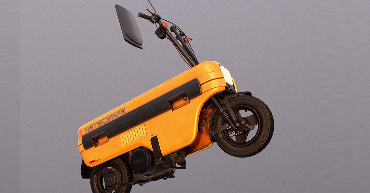 ArtStation - Honda Motocompo Animation - WIP - Part 1