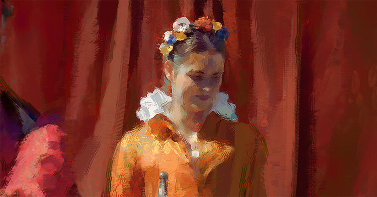 ArtStation - Orange princess