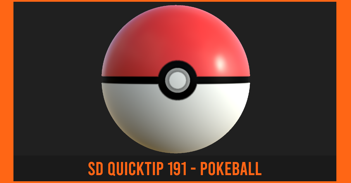 ArtStation - Substance Designer Beginner Quicktip 191 (Pokeball)