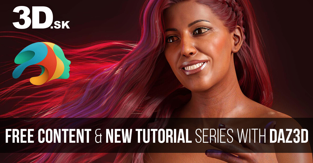 3D.SK - FREE CONTENT & New Tutorial Series with DAZ3D
