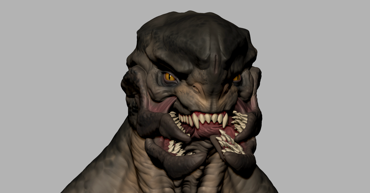 ArtStation - ZBrush Live: Episode 14 - Halo Elite/Sengheili
