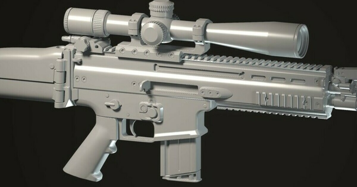 ArtStation - FN Scar - Update: 02