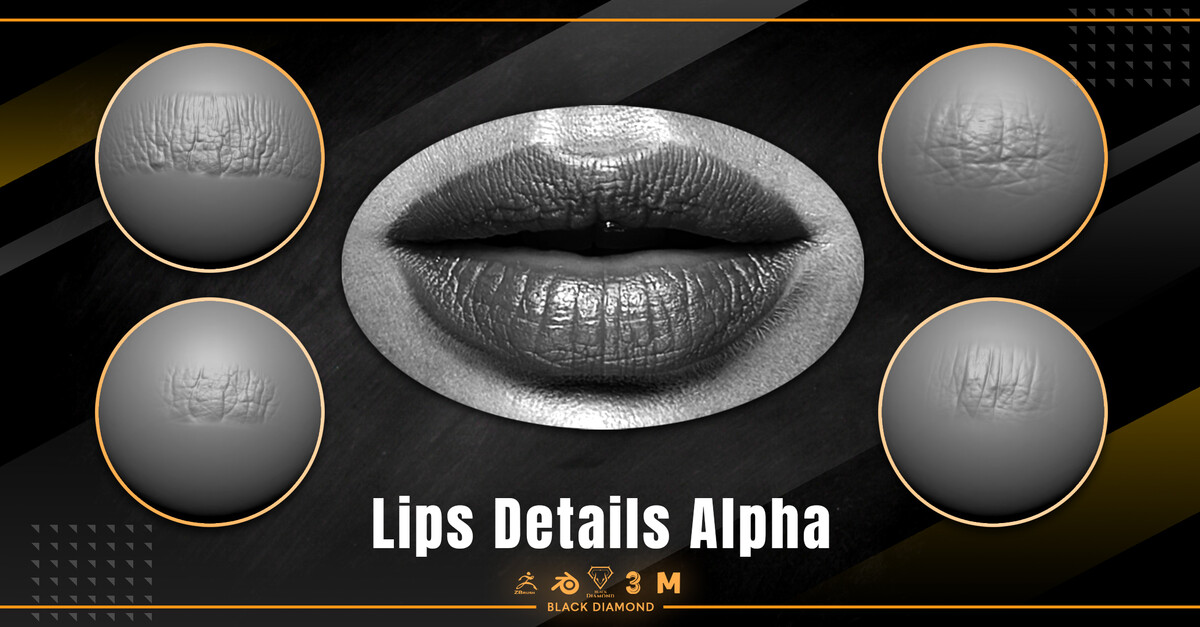 ArtStation - Lips Details Alpha
