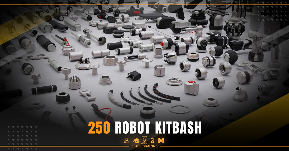 ArtStation - 250 Robot Kitbash