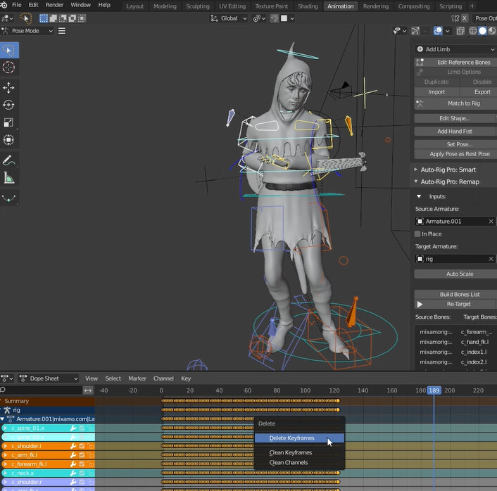 GarageFarm.NET Render Farm - Refining Motion Capture with Mixamo, Auto Rig Pro and Blender