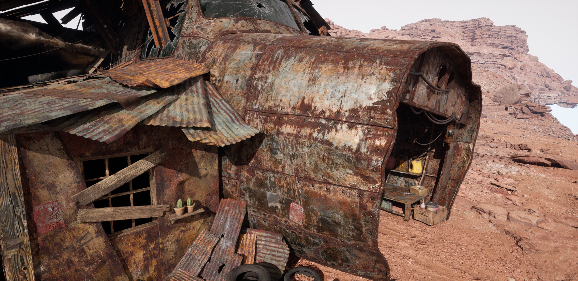 Daniel Cormino - "CrashSite" 12 - Materials and modeling - Airplane