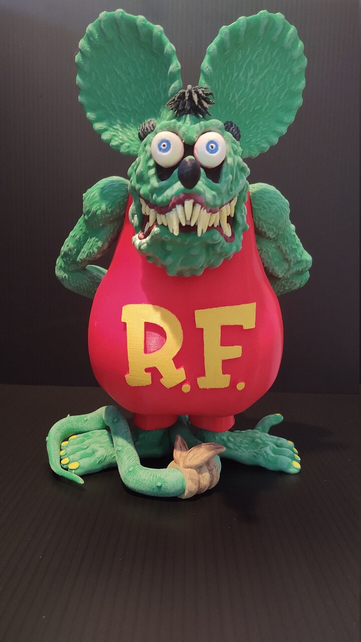 3D Artist Pablo Garcia - Rat Fink 3D Print